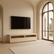 Studio TV Console Table - Travertine, Luxury Travertine, Marble ...